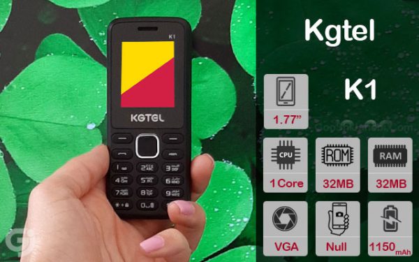 گوشی ساده Kgtel مدل K1 دو سیم کارت | گوشی جانبی