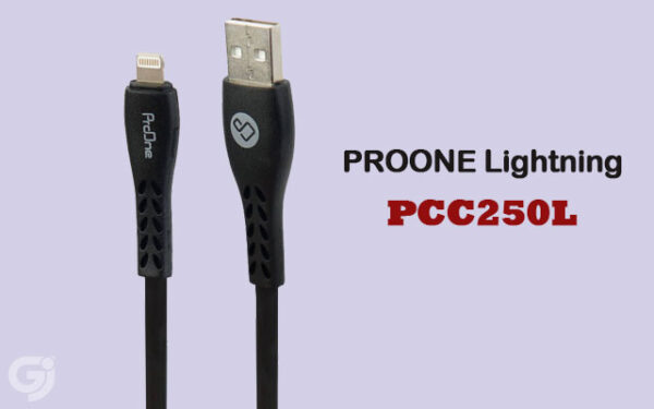 کابل شارژ اصلی پرووان لایتنینگ مدل PCC250L | گوشی جانبی